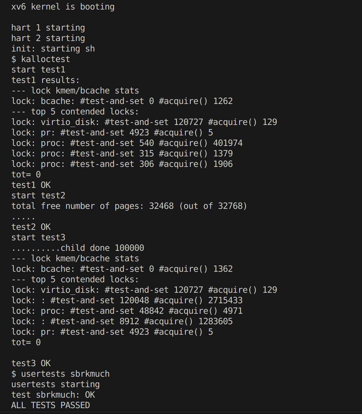 [mit6.1810]Lab7: Lock